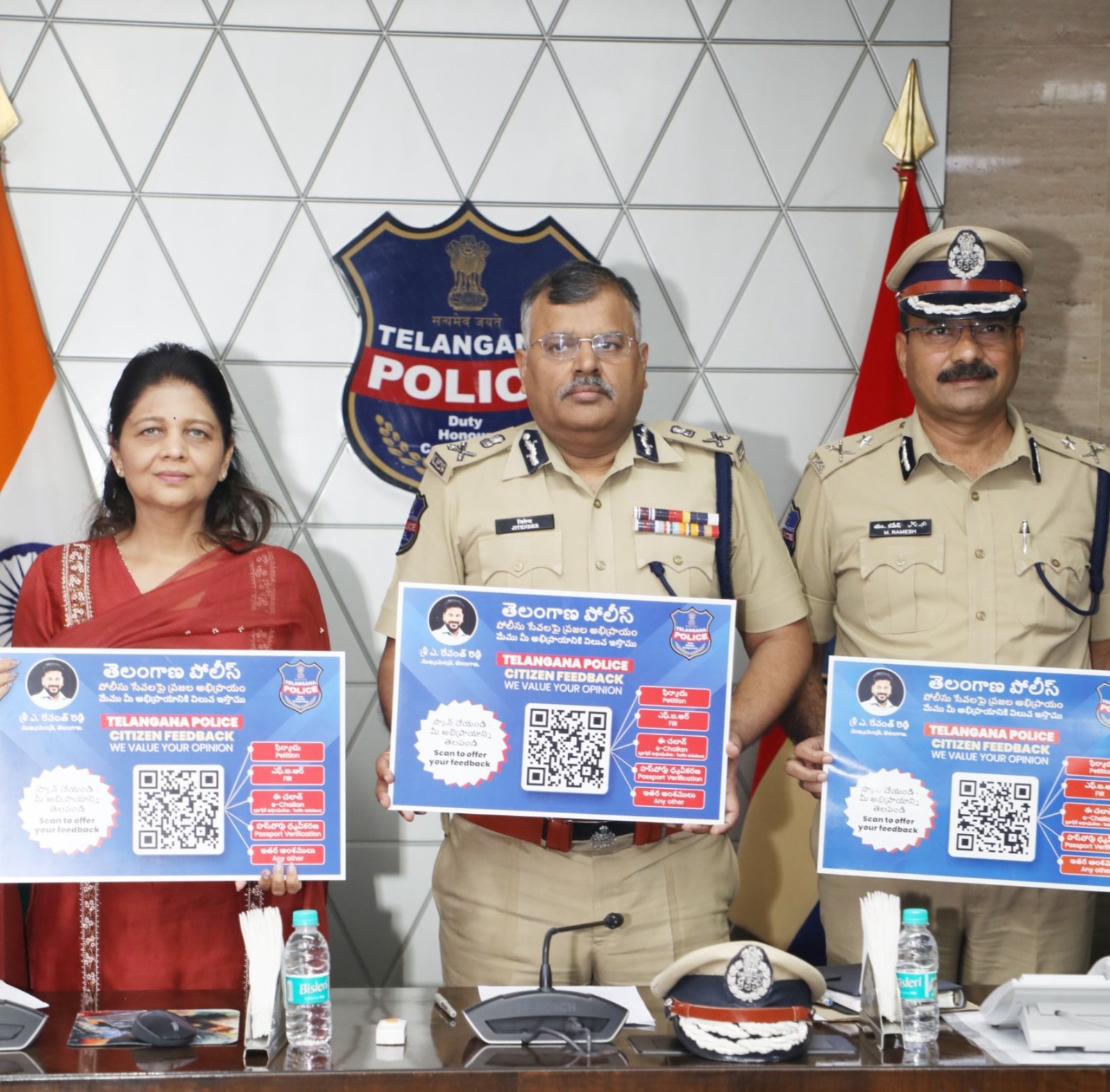 Telangana police launch QR code-based system to register feedback on ...