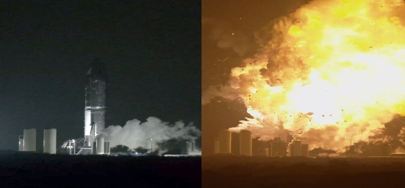 Moment SpaceX rocket explodes into massive fireball - Pressmediaofindia