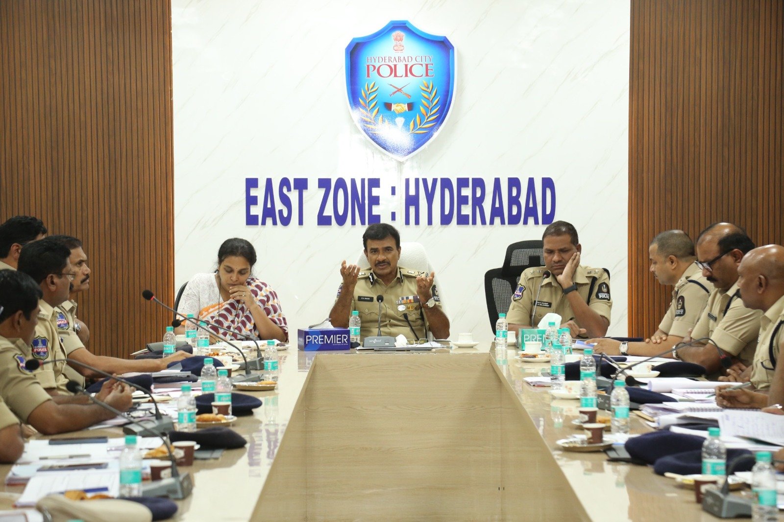 Hyderabad Police Chief reviews Ganesh immersion security ...